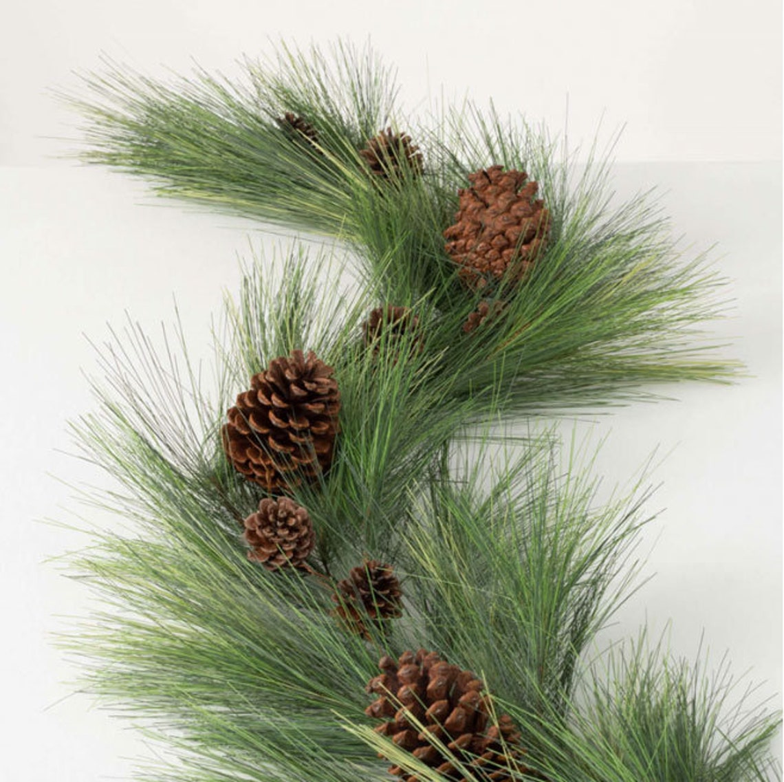 Long Needle Pine Garland-christmas Garland-winter Garland for - Etsy