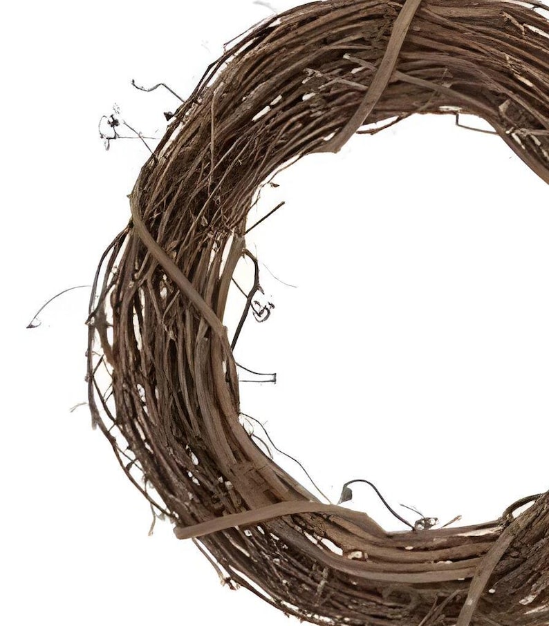 24" Round Grapevine Wreath - Etsy