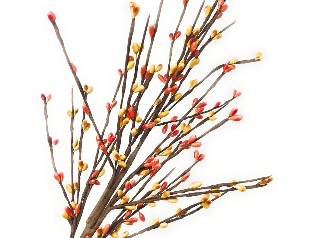 21" Fall Floral Candy Corn Berry Spray Branch on Stem-fall/autumn Decor ...