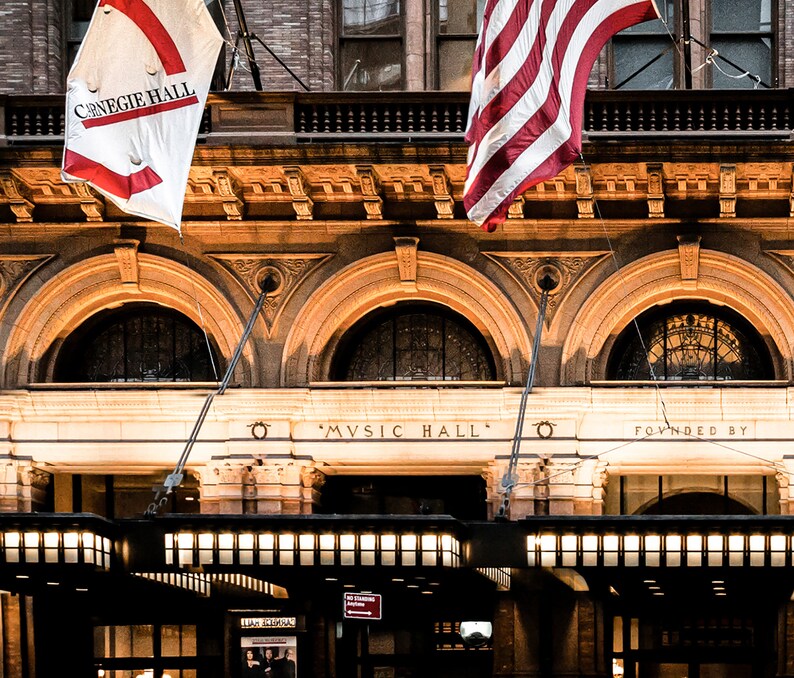 Carnegie Hall Unframed Photography Art Print - New York City Print ...