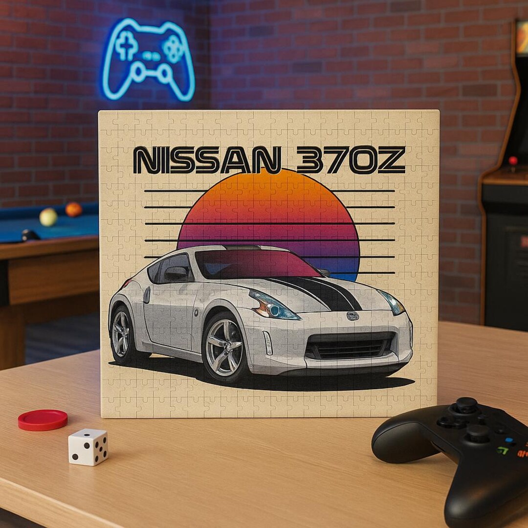 370z Sunset Drive Puzzle A Piece of the Open Road Jigsaw Puzzle With Tin - Etsy