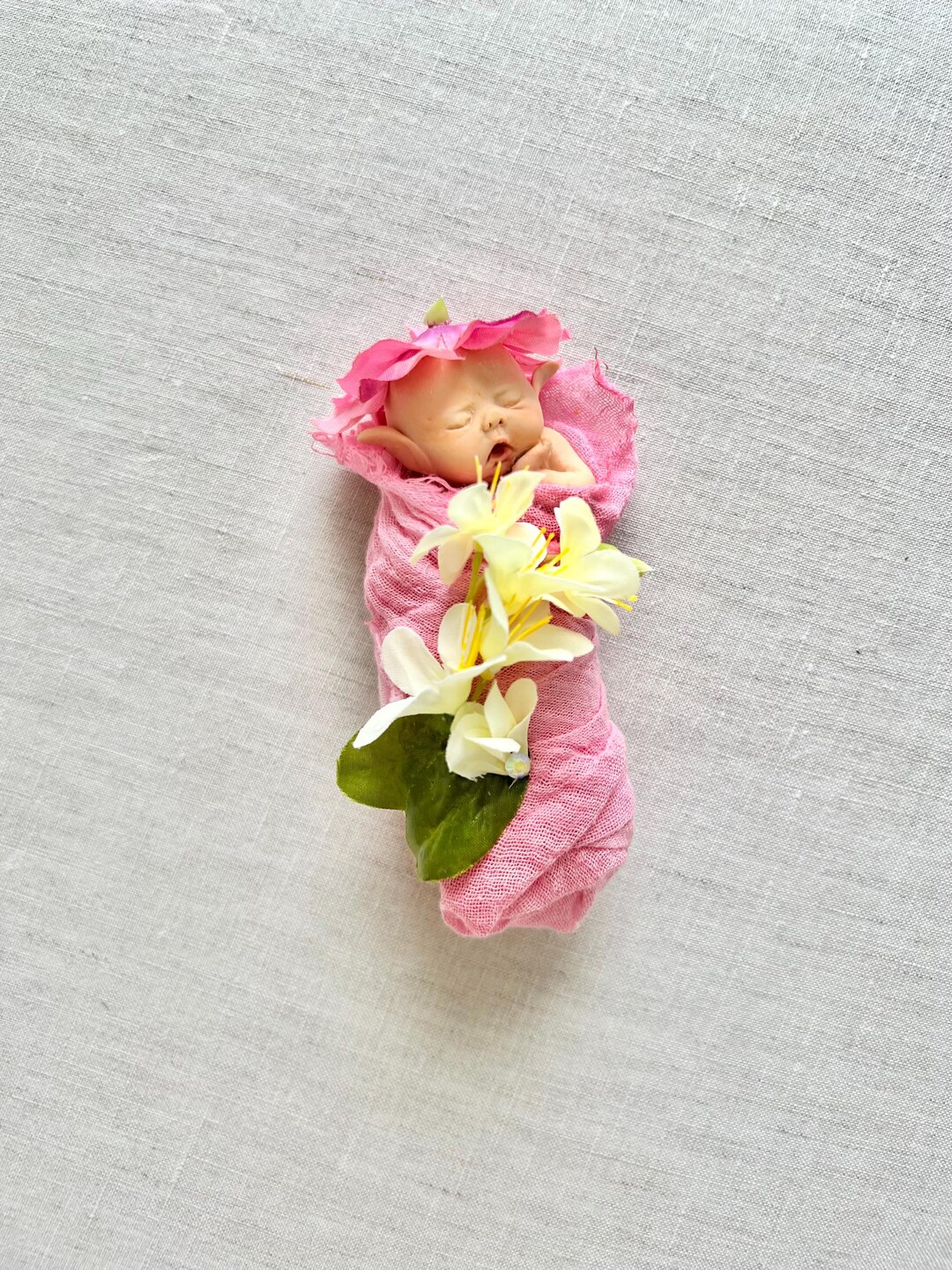 Hand Sculpted OOAK Baby, Newborn Art Doll,little Woodland Elf Baby ...