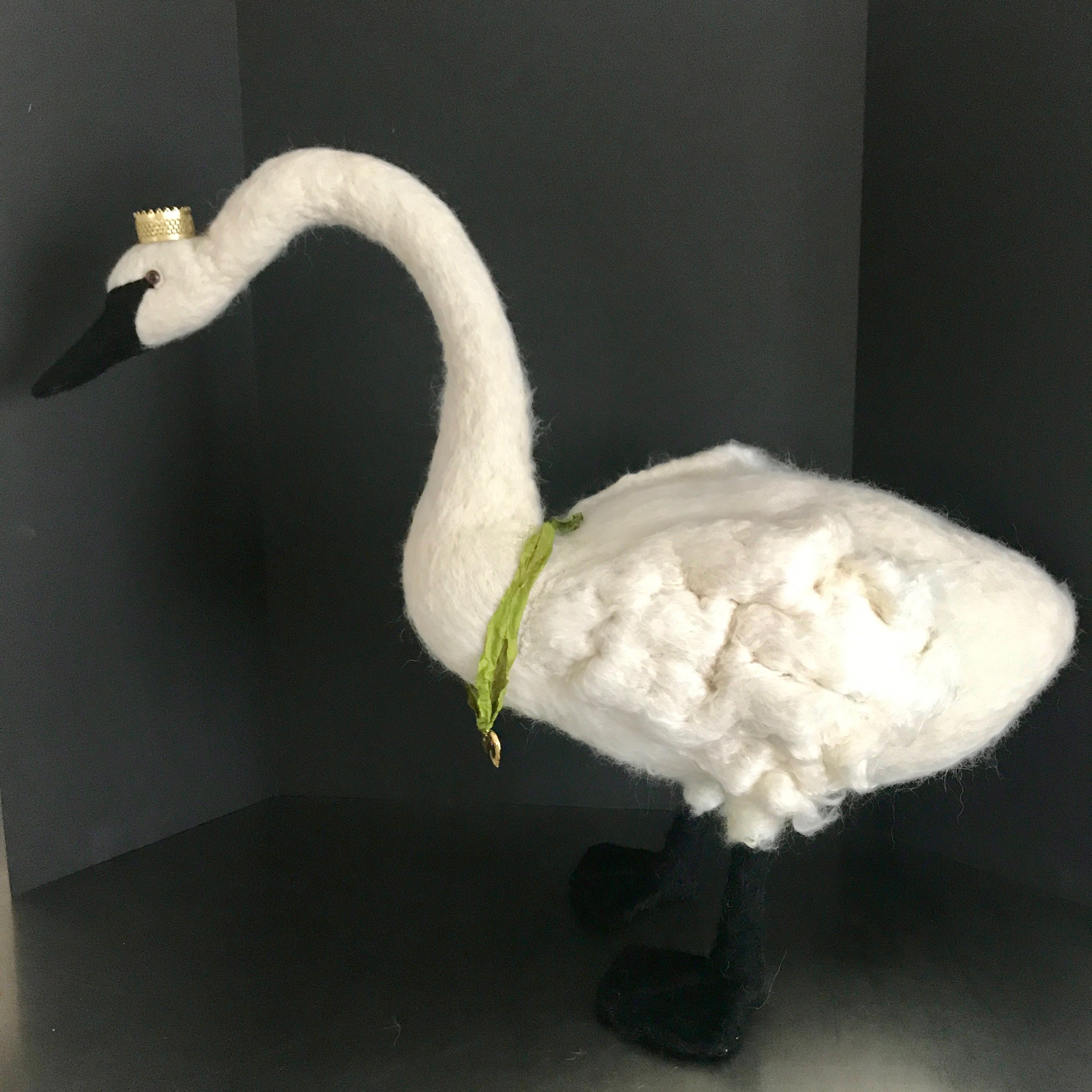 Swan Life Size Swan Sculpture Needle Felted Swan French - Etsy