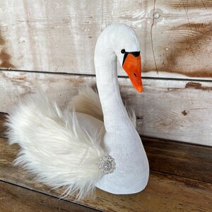 Primitive Swan Rustic French Decor, Primitive Holiday Gifts, Farmhouse ...