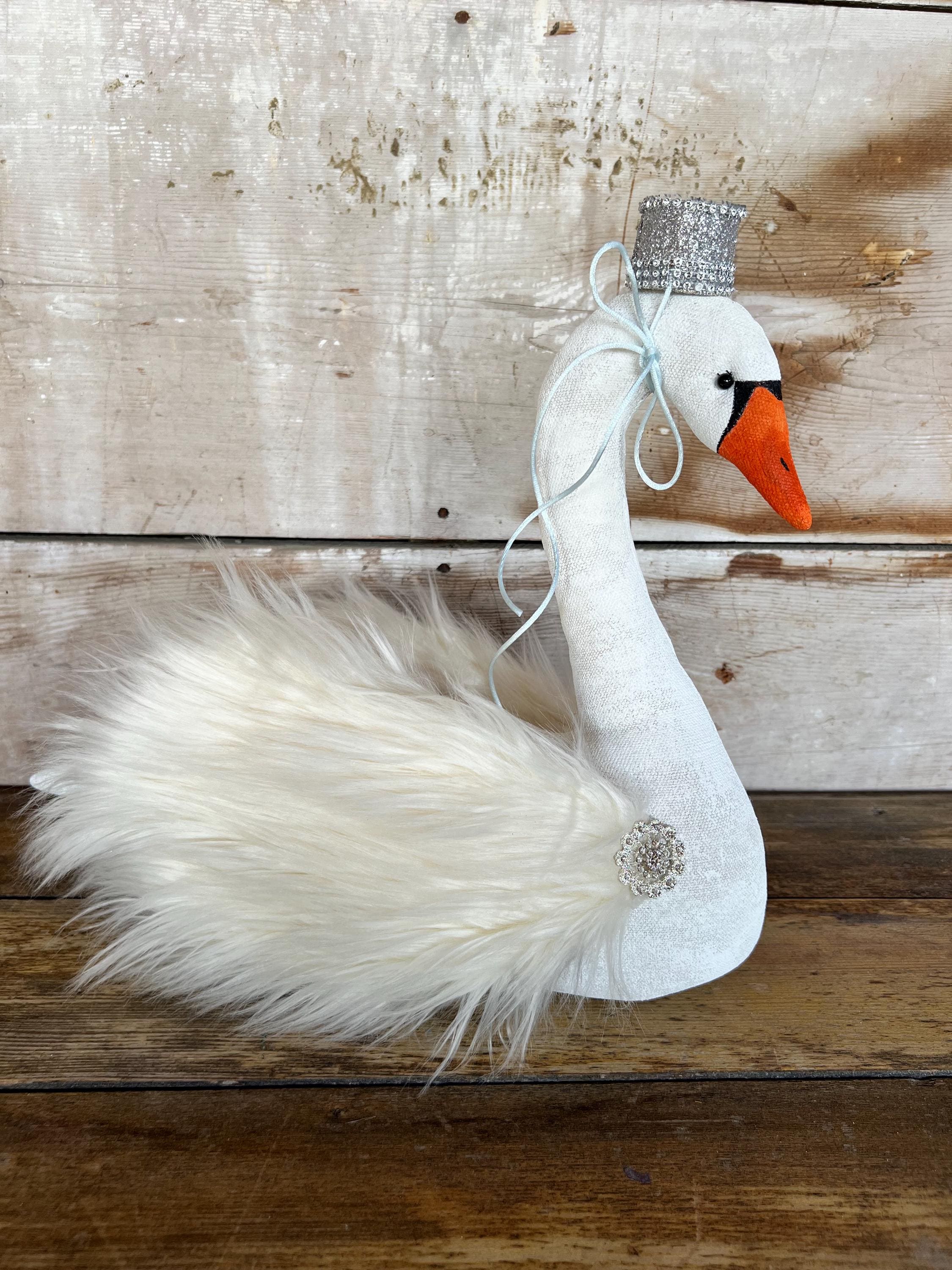 Primitive Swan Rustic French Decor, Primitive Holiday Gifts, Farmhouse ...