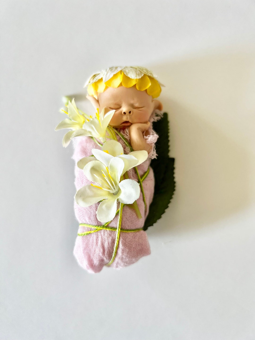 Hand Sculpted OOAK Baby, Newborn Art Doll,little Woodland Elf Baby ...