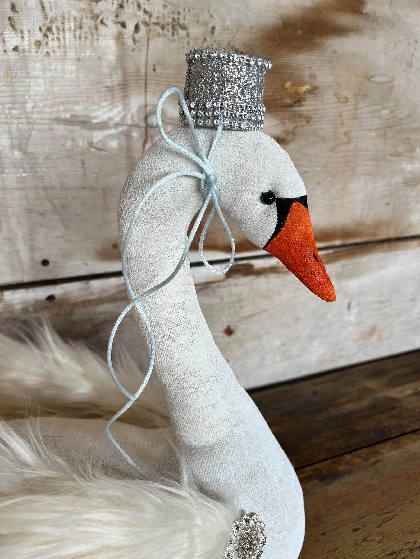 Primitive Swan Rustic French Decor, Primitive Holiday Gifts, Farmhouse ...