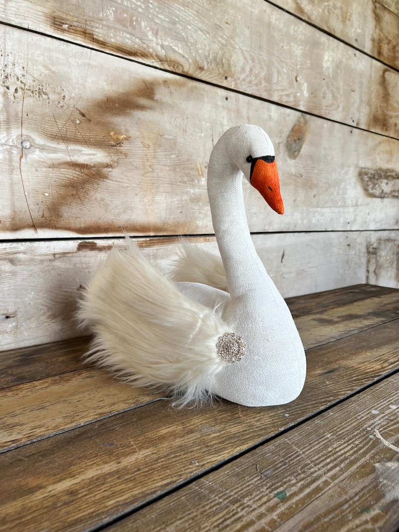 Primitive Swan Rustic French Decor, Primitive Holiday Gifts, Farmhouse ...