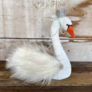 Primitive Swan Rustic French Decor, Primitive Holiday Gifts, Farmhouse ...