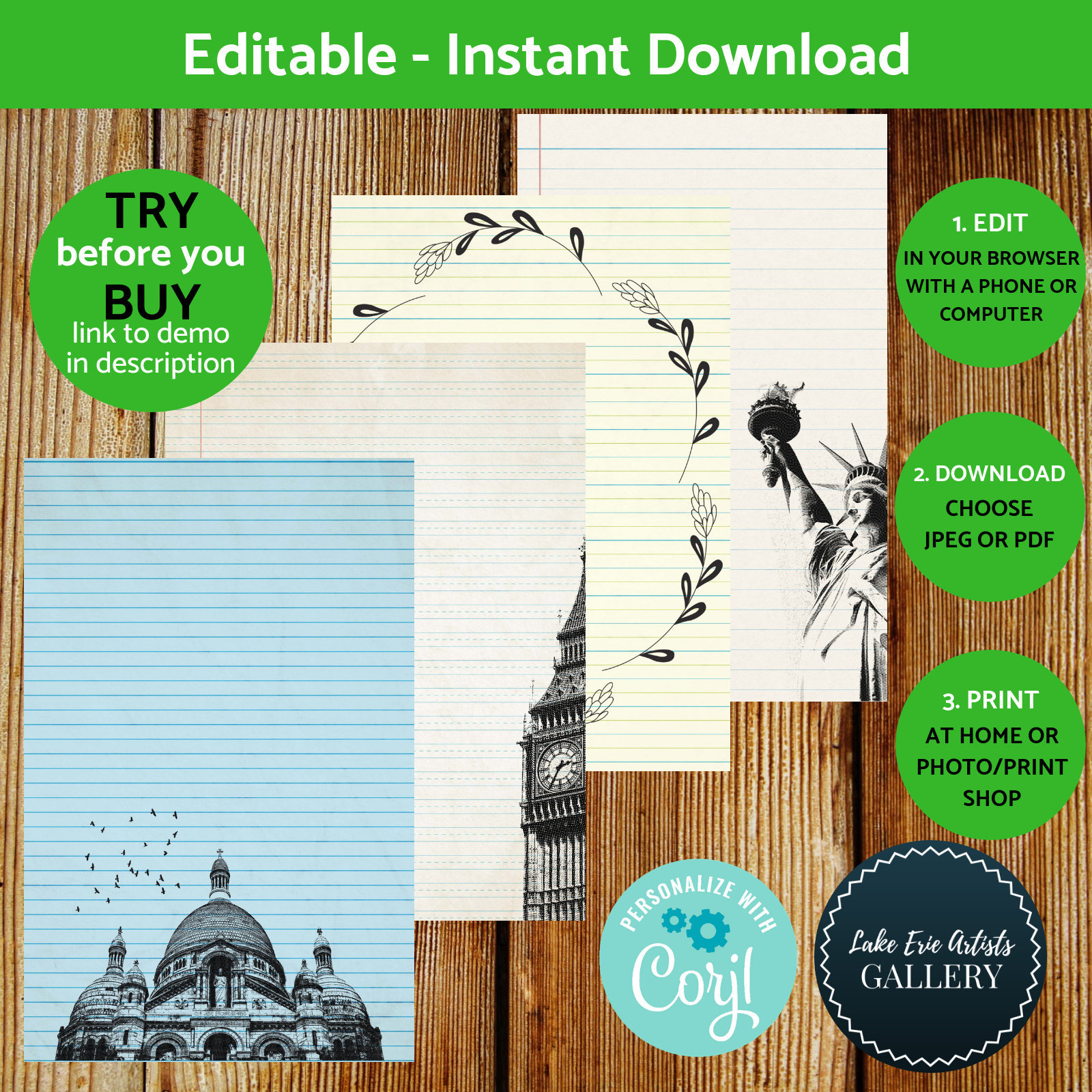 Lined Architecture Notebook Paper Junk Journal Pages Printable - Etsy