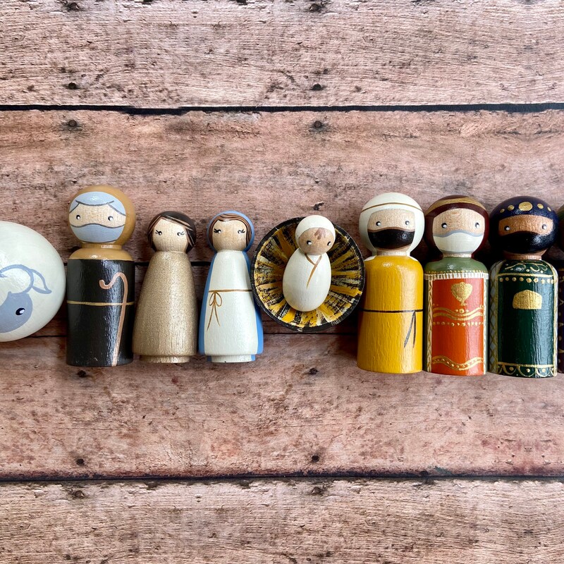 Nativity Peg Doll - Etsy