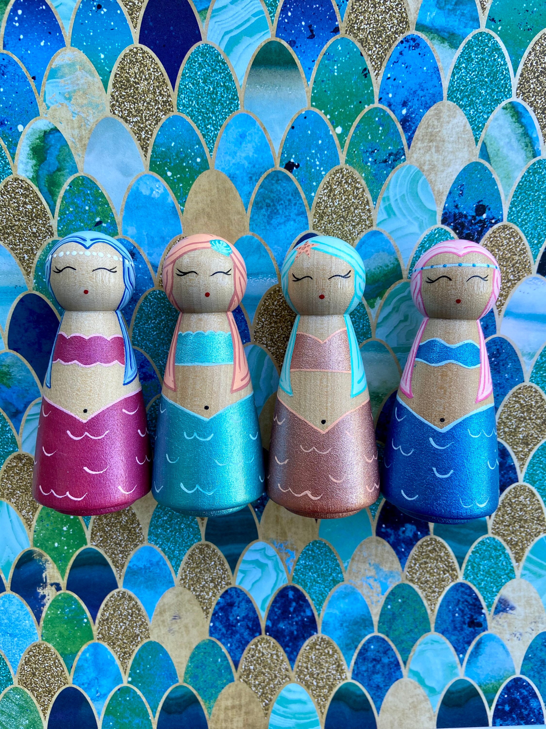 Peg Doll Mermaids - Etsy
