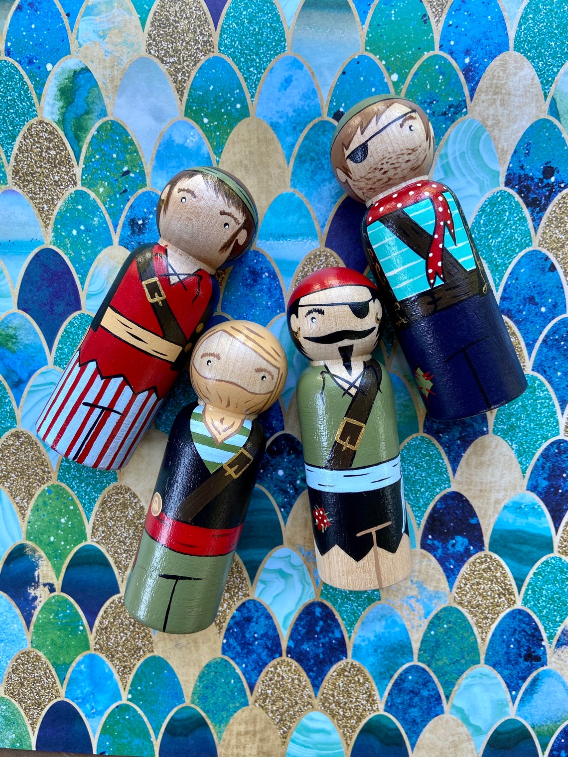 Peg Doll Pirates - Etsy