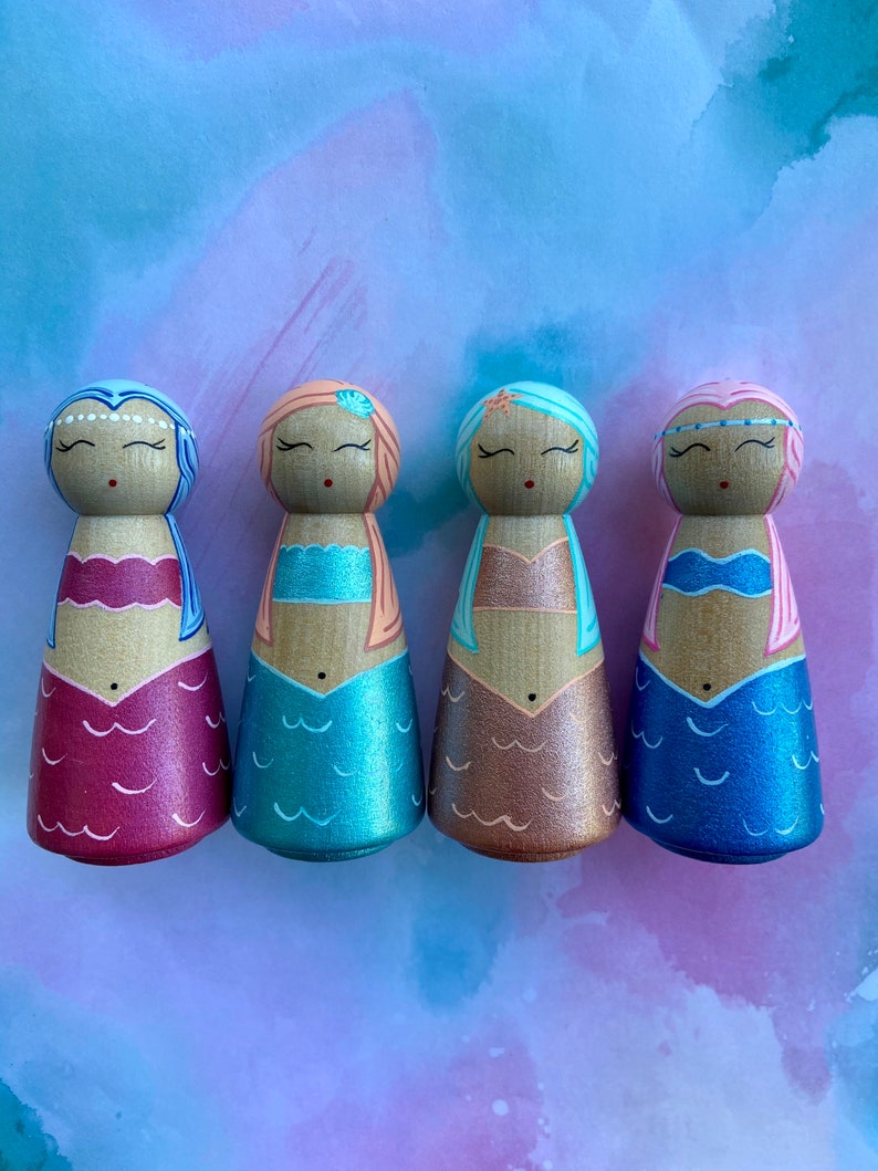 Peg Doll Mermaids - Etsy