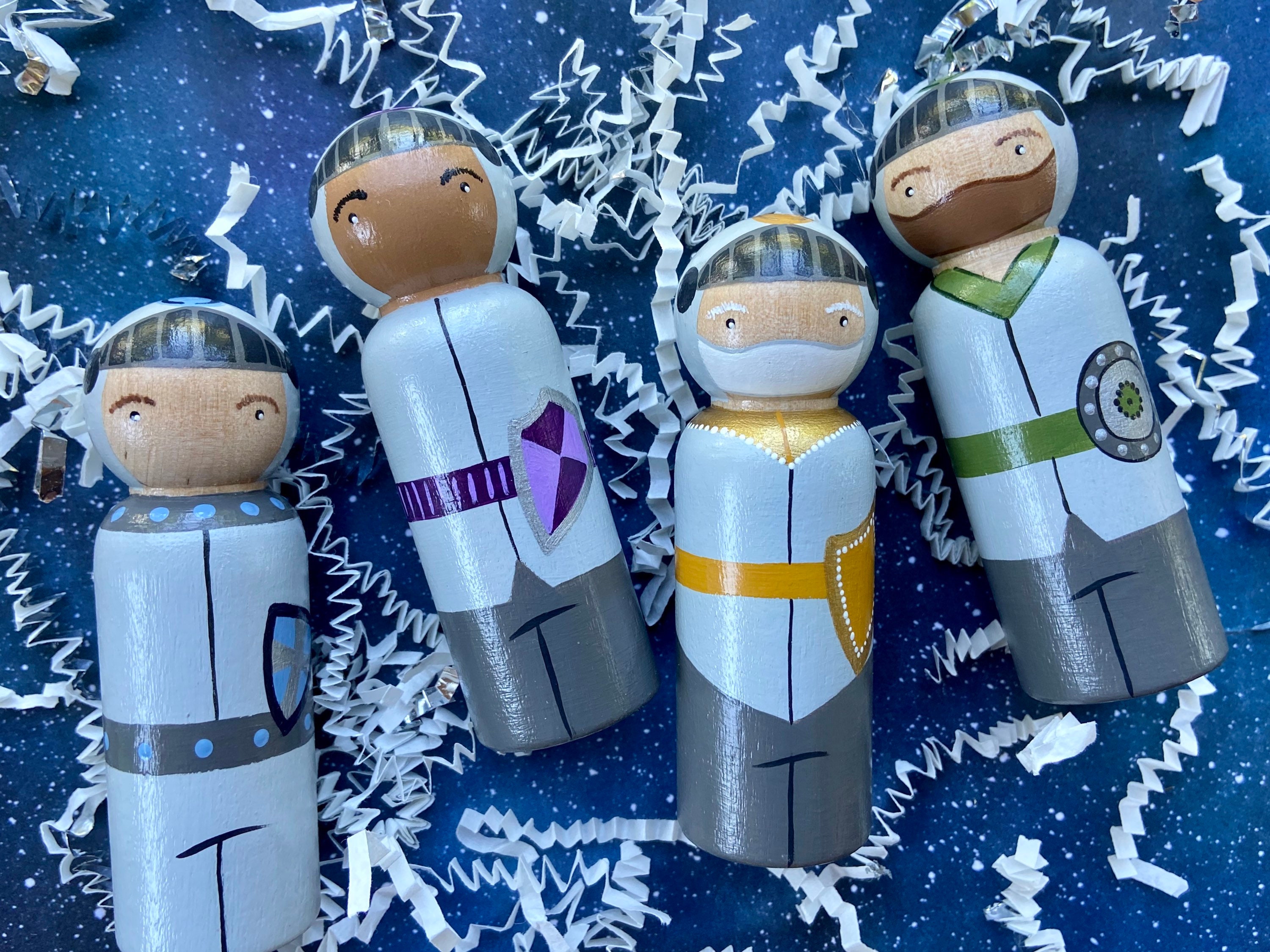 Peg Doll Knights - Etsy