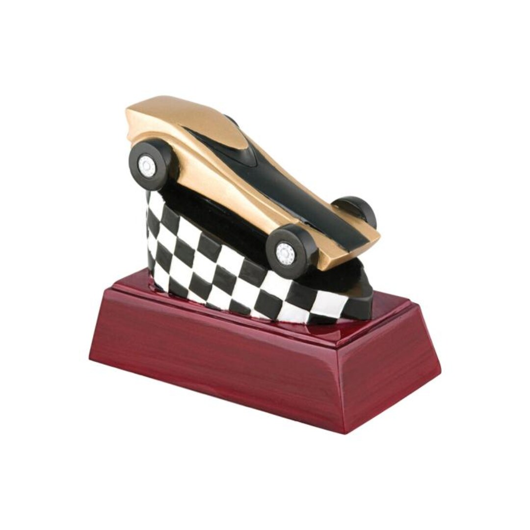 Derby Trophy | Engraved Race Car Award - 4 Inch Tall - Etsy
