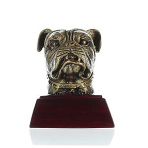 Bulldog Mascot Trophy | Engraved Bulldog Award - 4 Inch Tall - Etsy