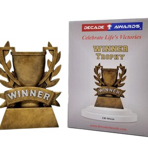 WINNER Cup Trophy - Gold Laurel Wreath Winners Cup (cm-91866) Award ...
