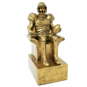 Gold Football Fantasy Armchair Trophy / MVP 55226GS/ 55229GS by DECADE ...