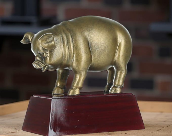 BBQ Cookout Trophy Award. Pig or Chicken. Free Engraving. - Etsy