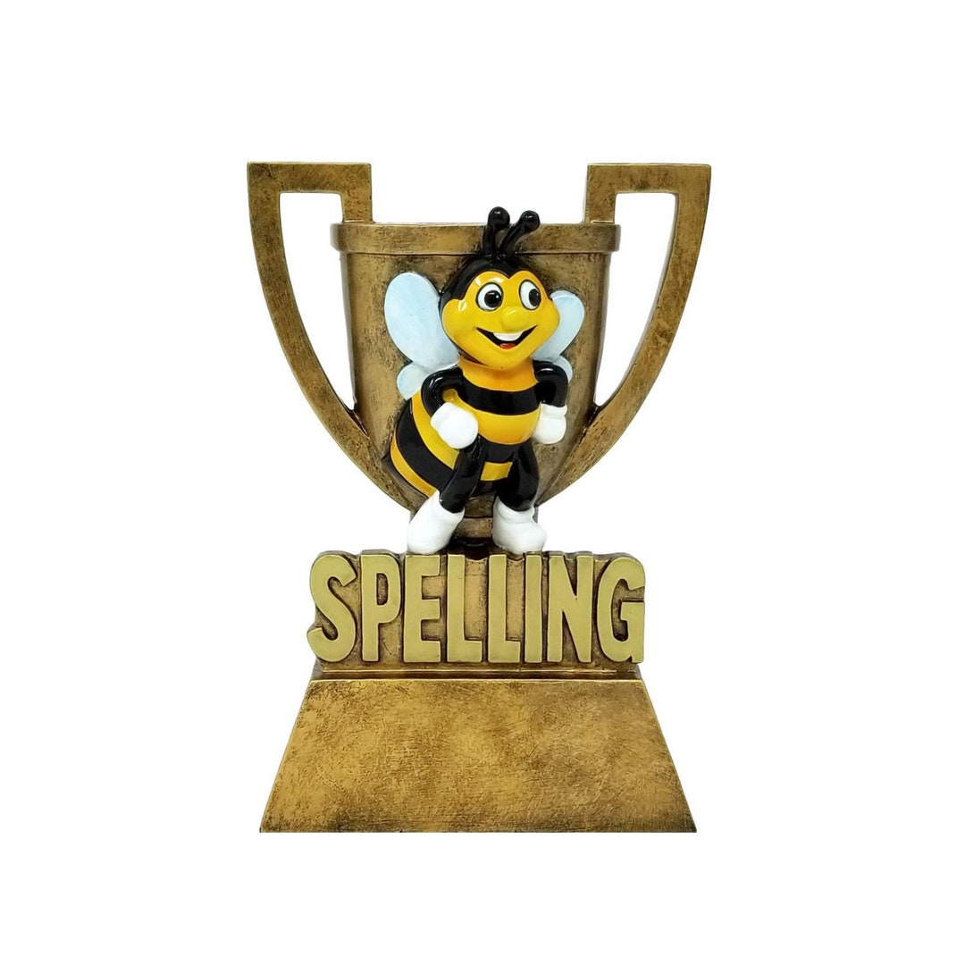 Spelling Bee Cup Trophy - Gold Spelling Bee Award - DECADE AWARDS - Etsy