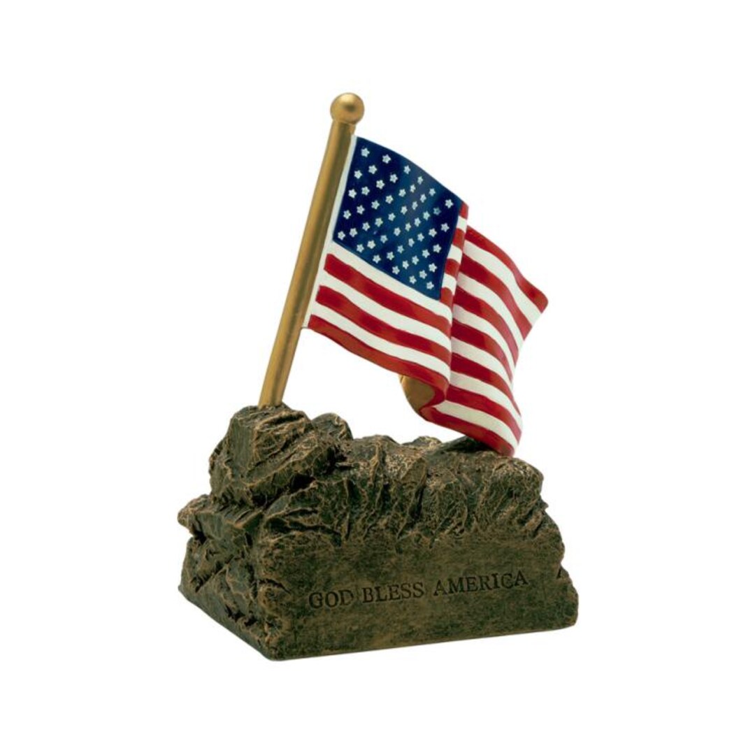 American Flag Color Resin Trophy Engraved Patriotic Award 4 Tall - Etsy