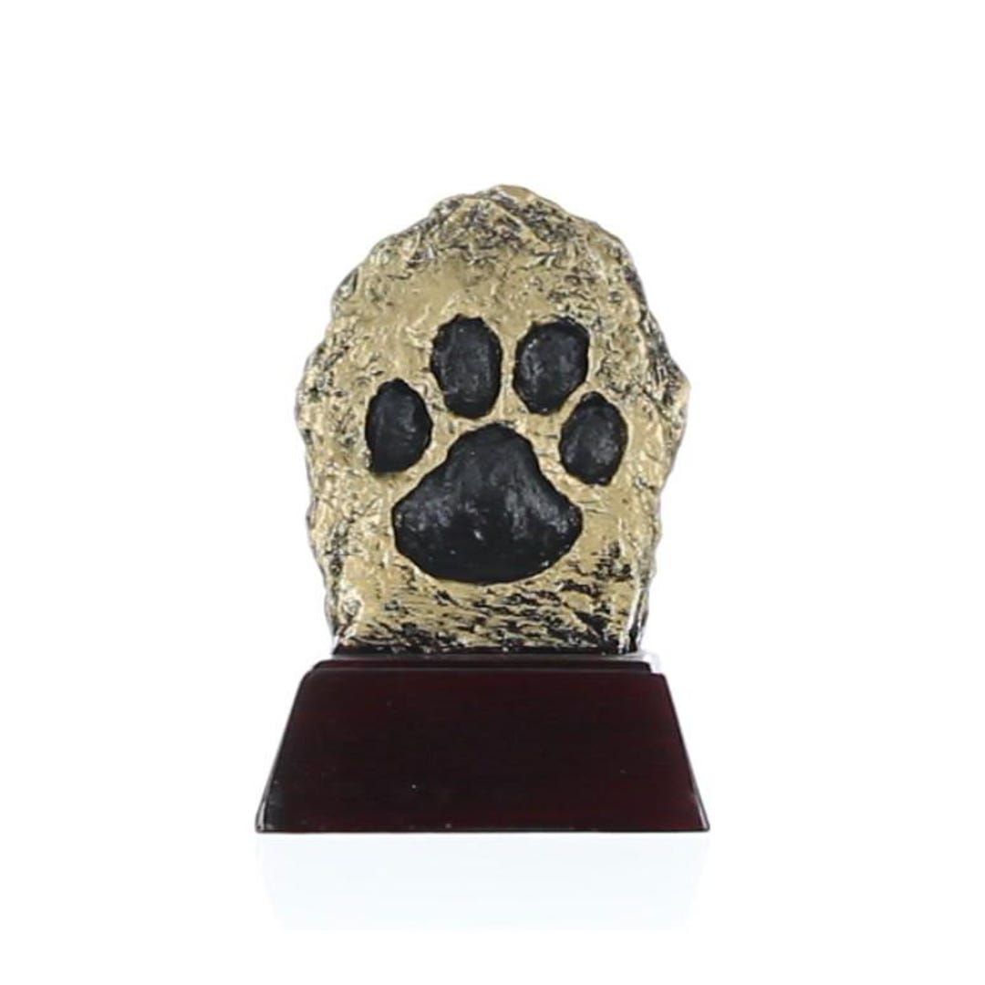 Paw Print Trophy Engraved Cat / Dog Paw Print Award 4 Inch Tall - Etsy