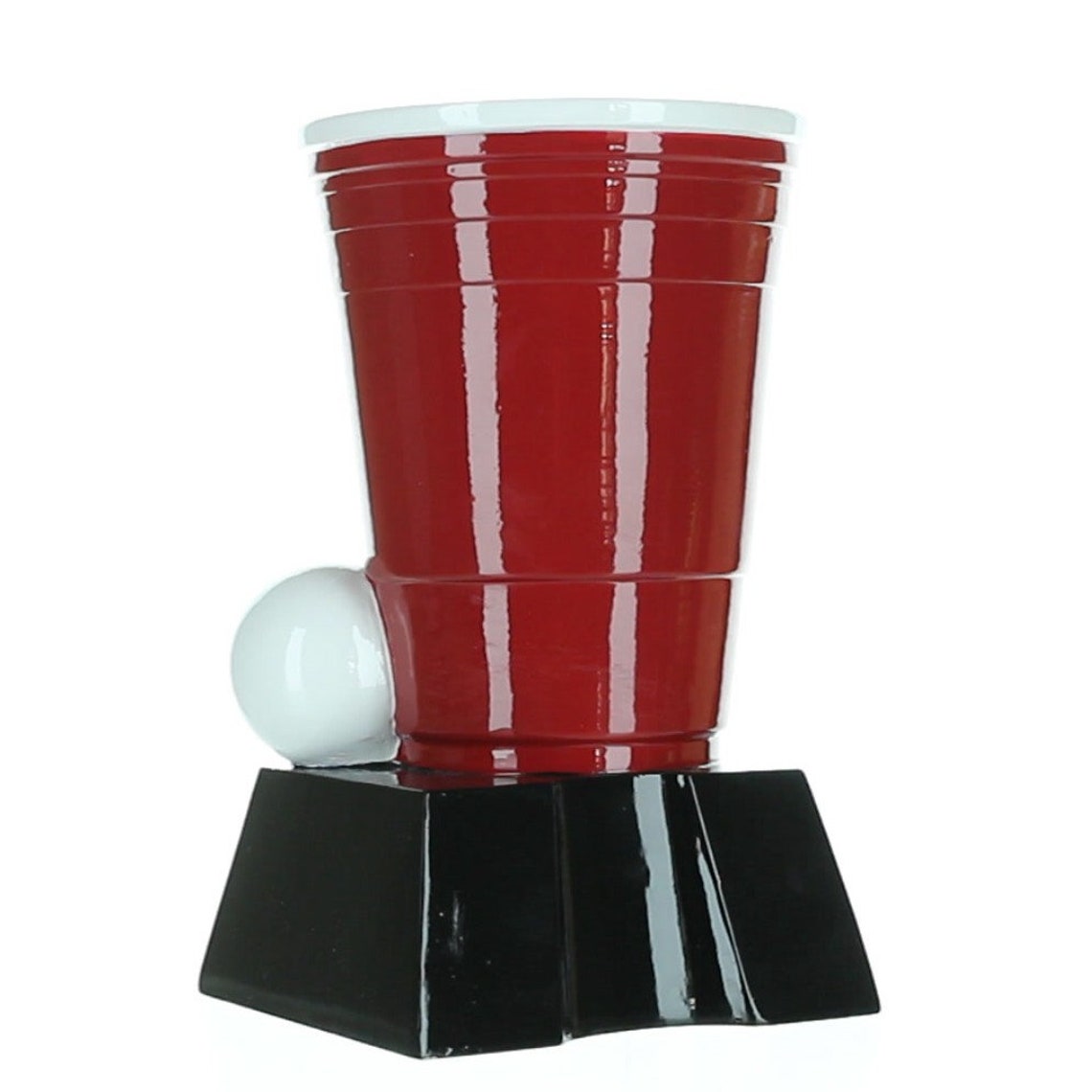 Beer Pong Trophy, Red | College Tailgate Award - 6.5" by DECADE AWARDS ...