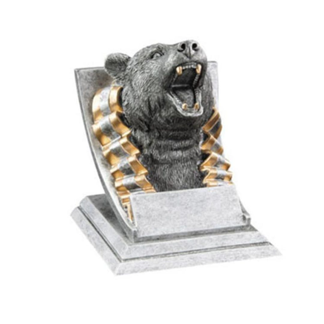Bear Trophy | Engraved Mascot Award – 4 Inch Tall - Etsy