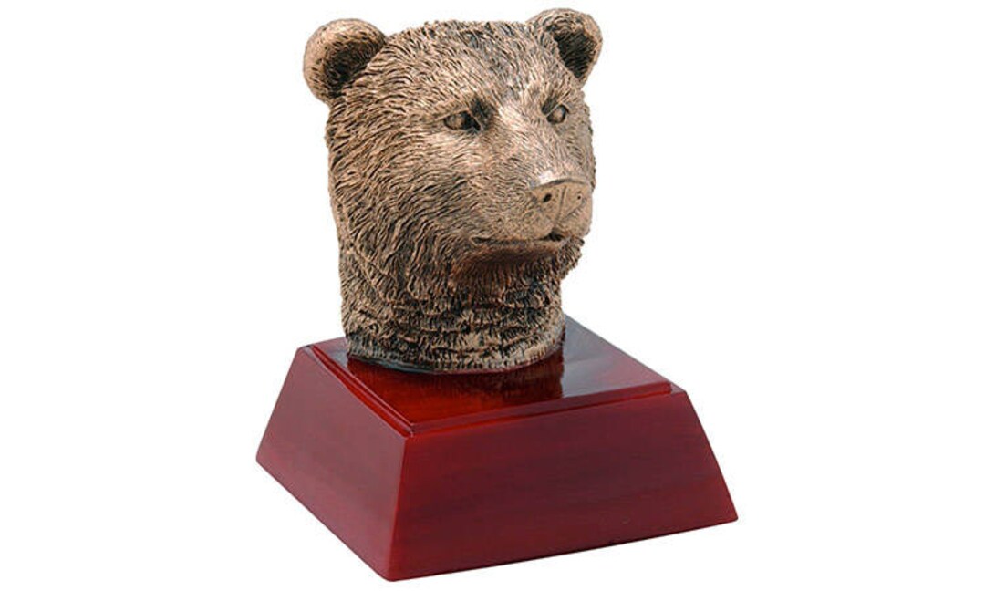 Bear Mascot Sculptured Trophy RS-471 by DECADE AWARDS - Etsy