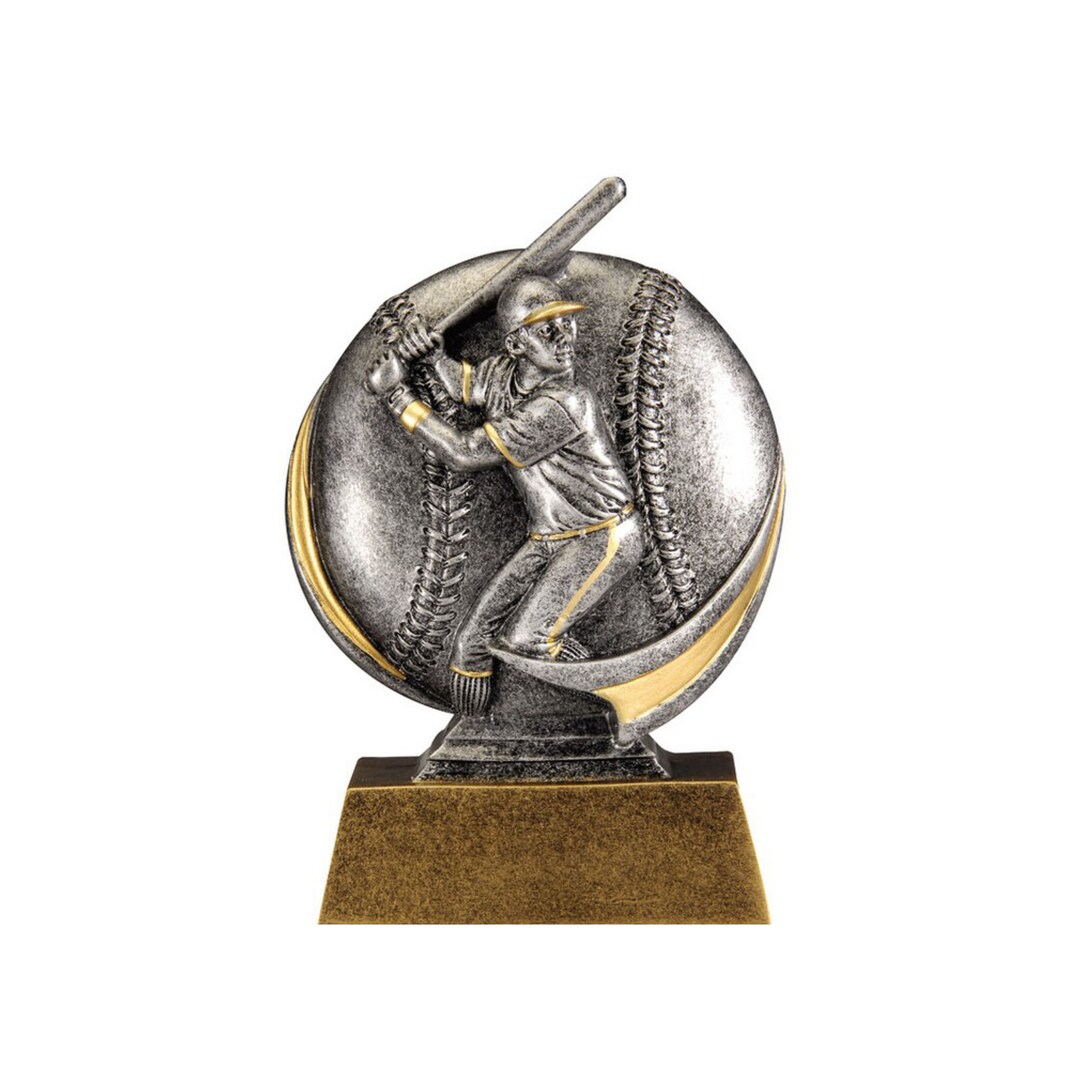 Baseball Motion Extreme 3D Trophy | Engraved Baseball Award - 5" Tall ...