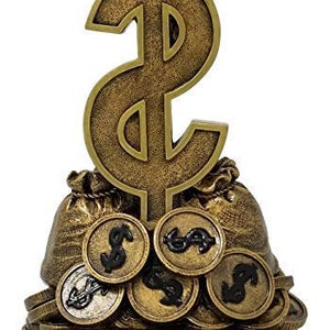 Dollar Sign Trophy - Engraved Sales or Fundraising Award - Etsy