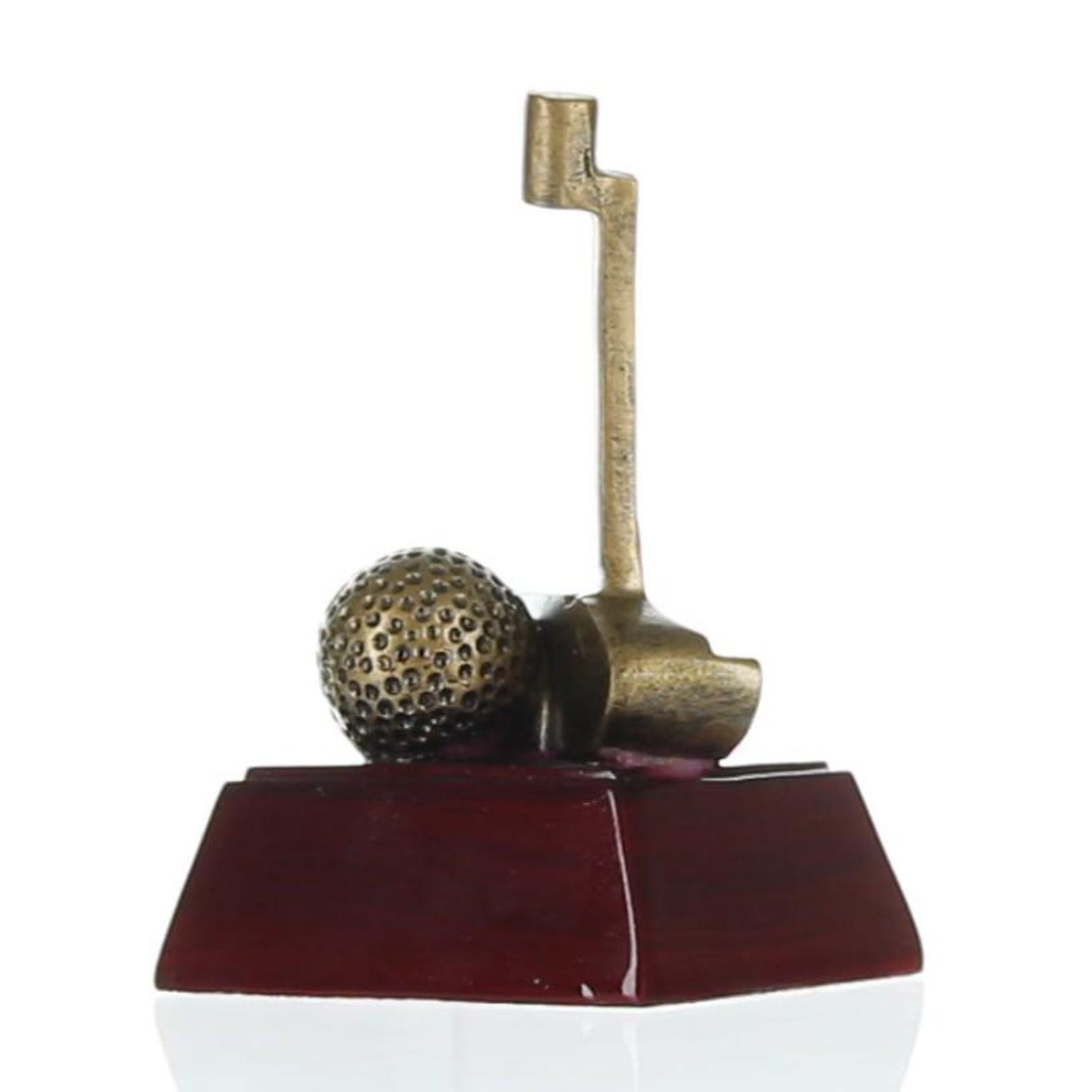 Golf Trophy, Putter | Engraved Golf Putting Award - 4 Inch Tall - Etsy