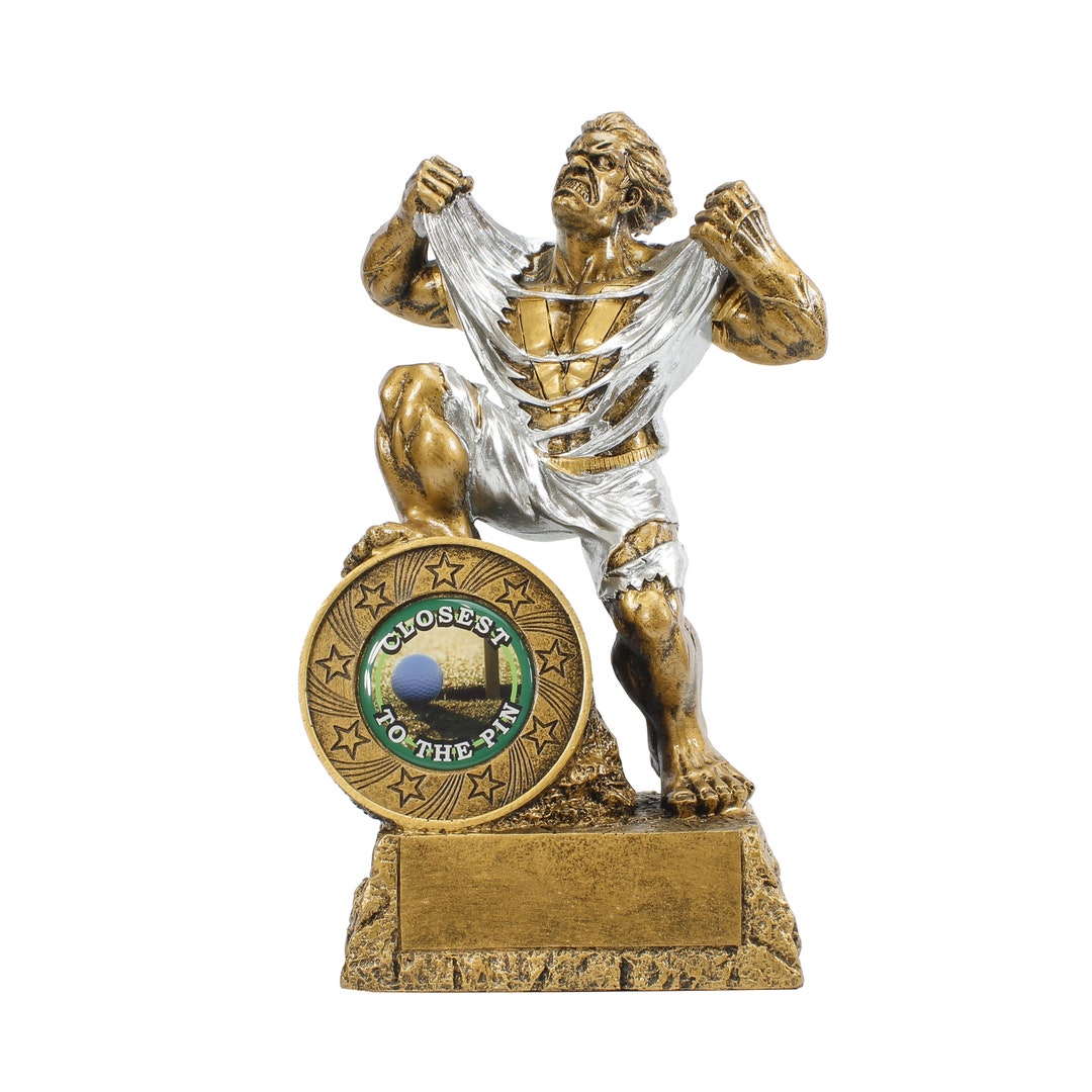 Golf Closest to the Pin LARGE Monster Trophy - Engraved Closest to the ...
