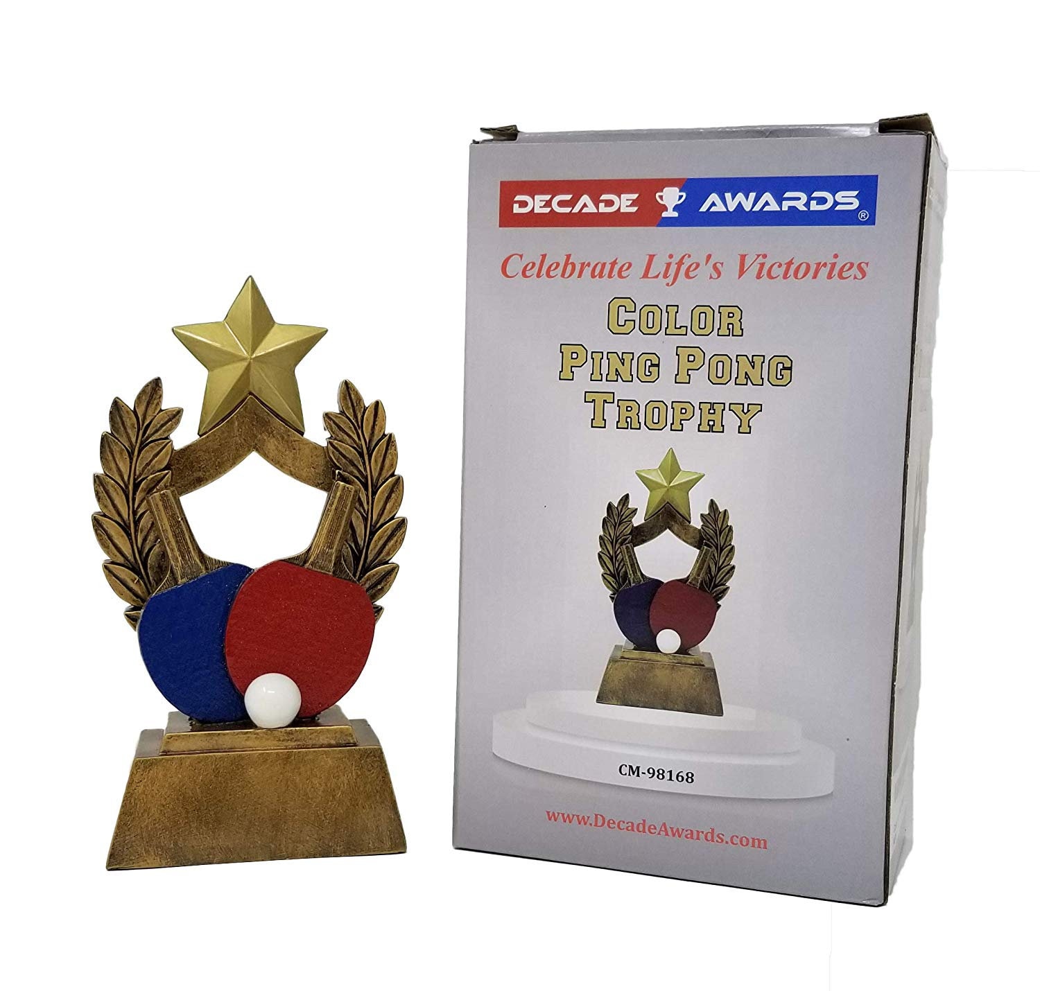 Color Ping Pong Trophy Table Tennis Award by DECADE AWARDS | Etsy