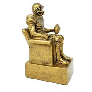 Gold Football Fantasy Armchair Trophy / MVP 55226GS/ 55229GS by DECADE ...