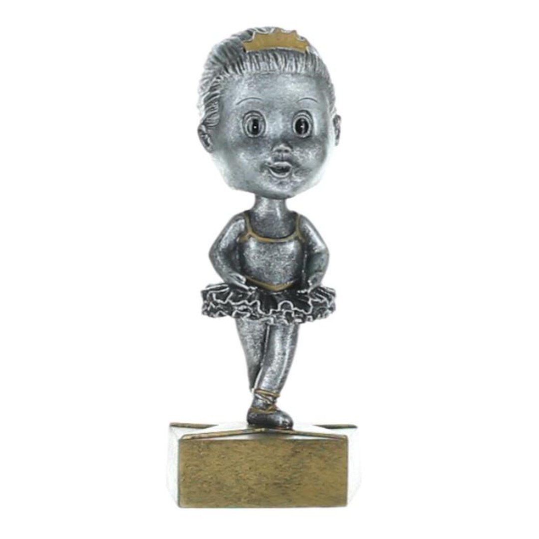 Dance Bobblehead Trophy | Engraved Ballerina Award - 6 Inch Tall - Etsy