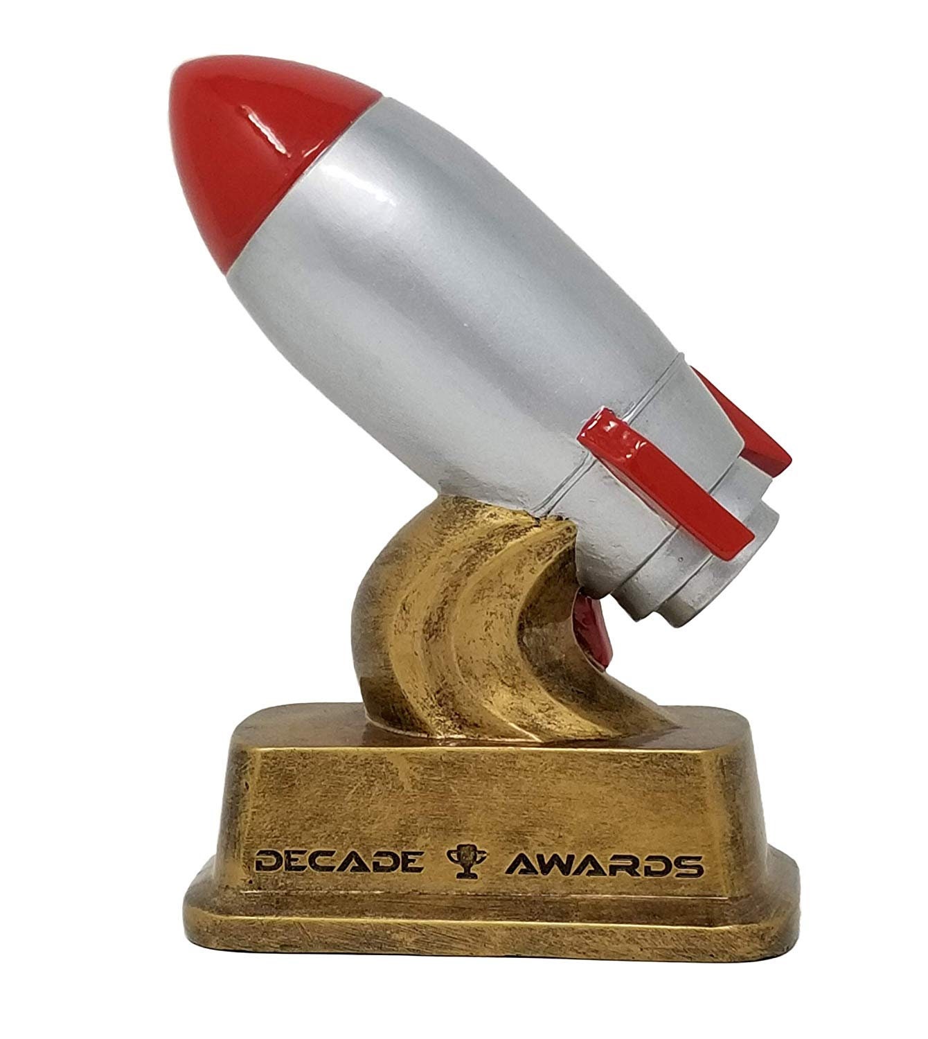 Rocketship Trophy - Classic Spacecraft Award - by DECADE AWARDS - Etsy
