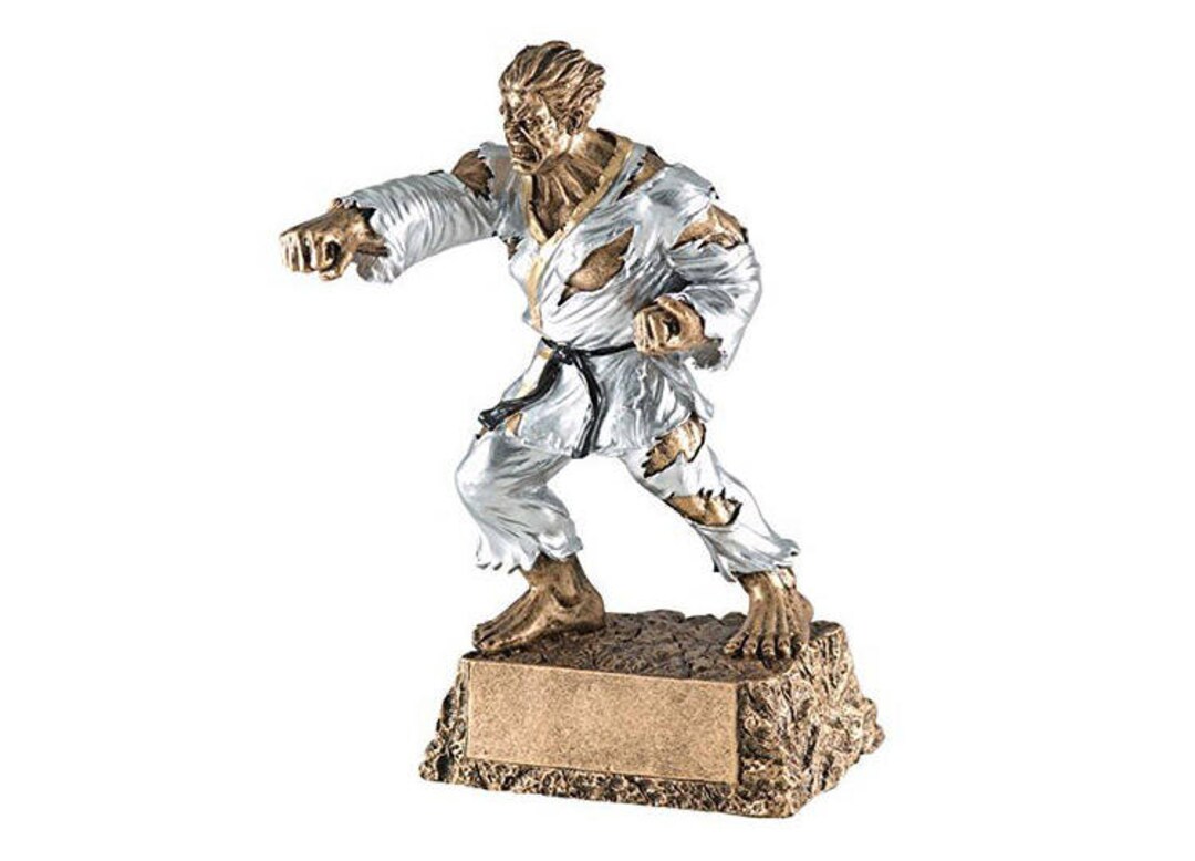 Monster Karate | Martial Arts Trophy | Engraved Martial Arts Award - 6. ...