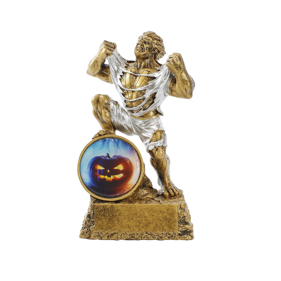 Halloween Monster Trophy With Personalized Engraved Plate - Etsy