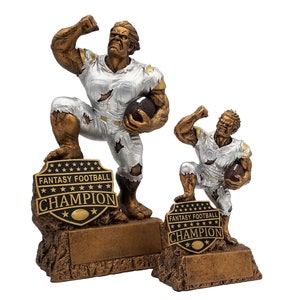 Fantasy Football League Champion Monster Trophy With Personalized ...