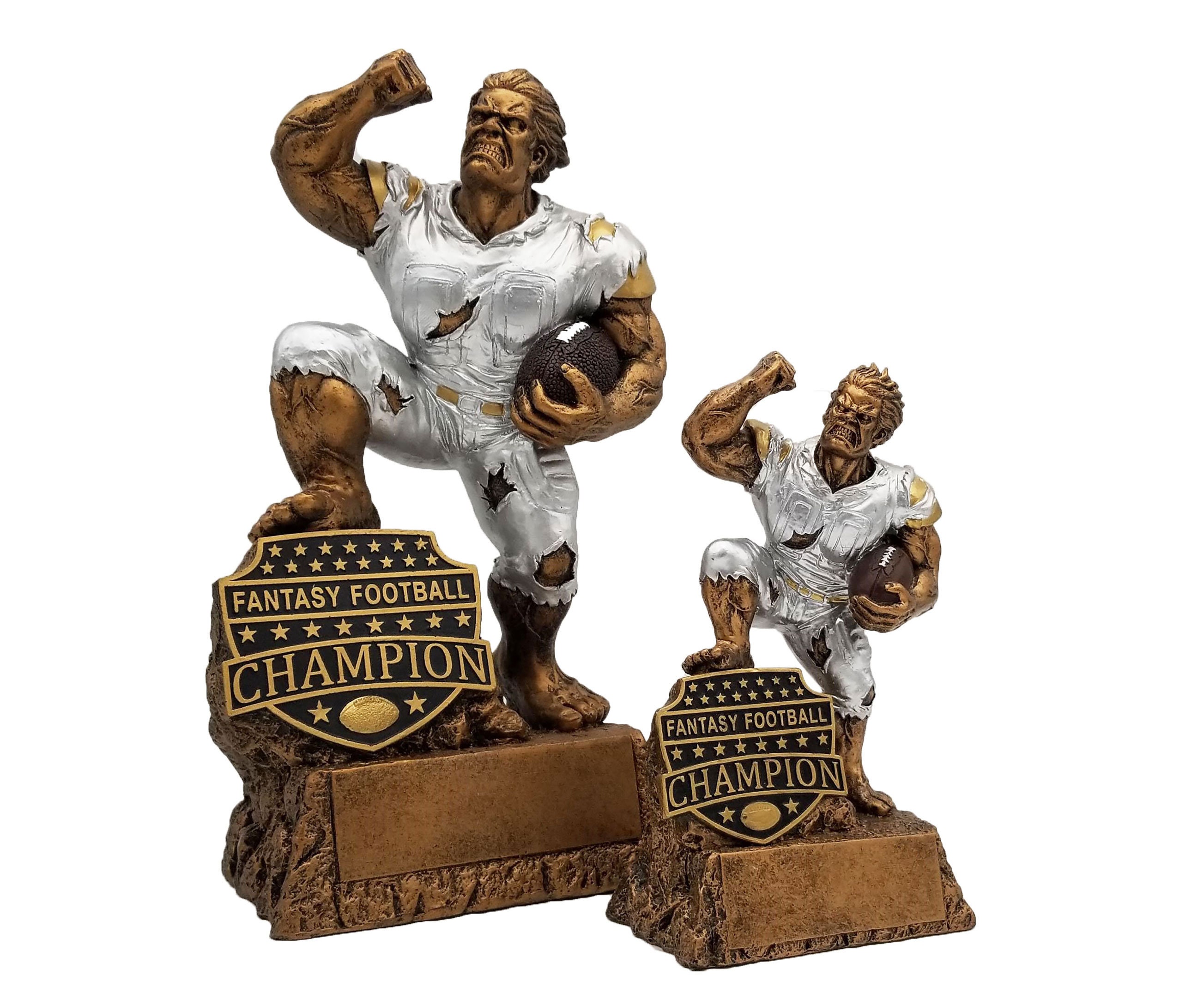 Fantasy Football League Champion Monster Trophy With Personalized ...