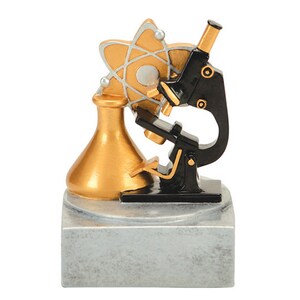 Science Color Tek Trophy Color Microscope Award School Trophies by ...