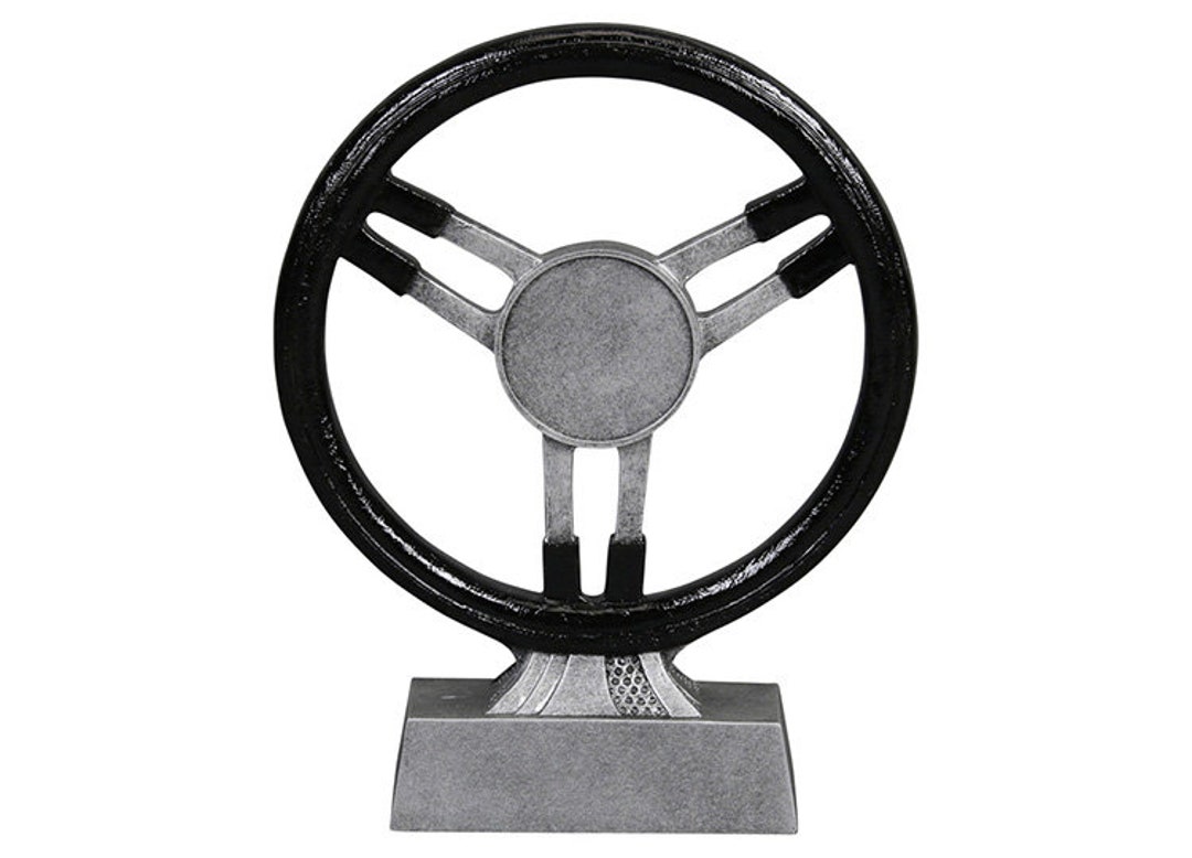 Steering Wheel Trophy - Automotive Award by DECADE AWARDS - Etsy