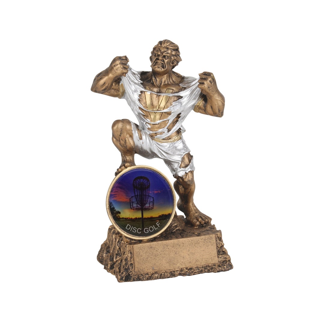 Disc Golf Monster Trophy Engraved Disc Golf Monster Award - Etsy