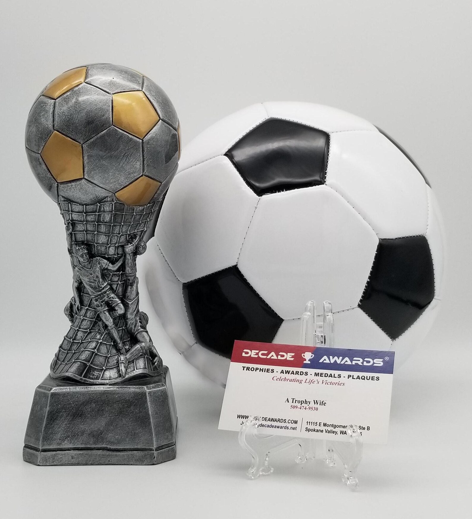 Soccer Team Tower Trophy - Soccer Perfect Team Award by DECADE AWARDS ...