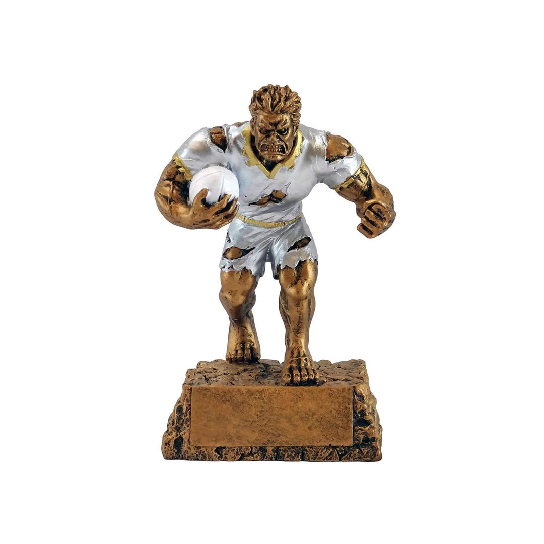 Monster Rugby Trophy - Triumphant Beast Rugger Award - EXCLUSIVE by ...