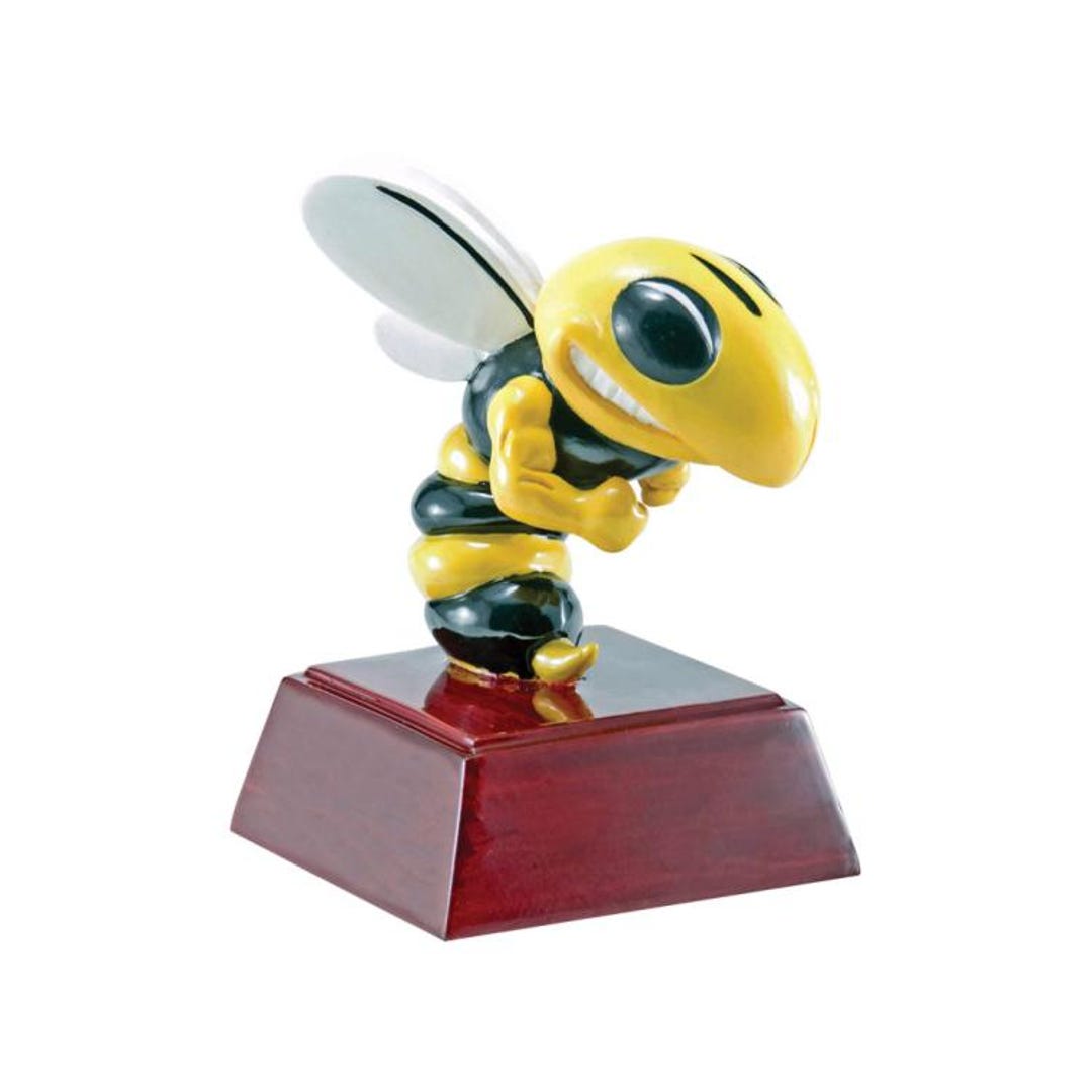 Hornet Trophy | Engraved Wasp Mascot Award - 4 Inch Tall - Etsy