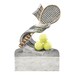 Tennis Color Tek Trophy Color Raquet and Balls Award Tennis Racket ...