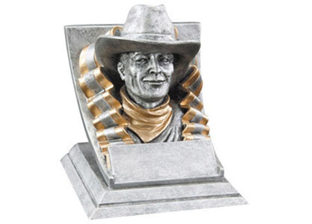 Cowboy Trophy | Engraved Mascot Award – 4 Inch Tall - Etsy